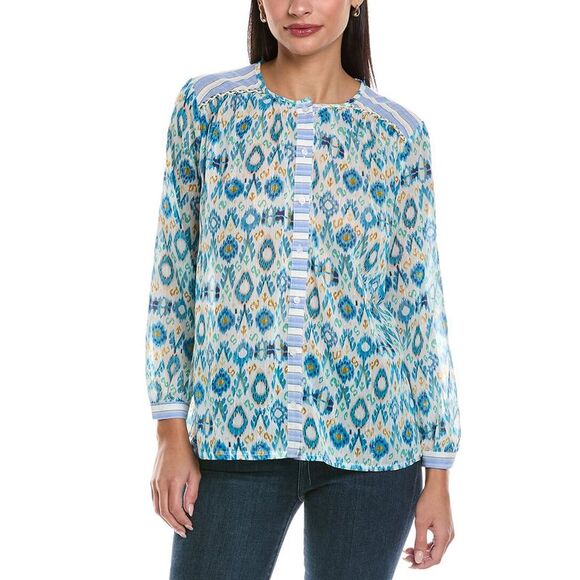 ANNA KAY | Tops | Anna Kay Womens Blouse Blue | Poshmark